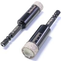 China Brazed Diamond Core Drill Bit For Glass Ceramic Tiles Marble And Granite for sale