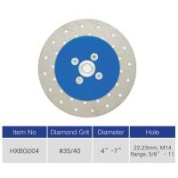 China High Performace Vacuum Brazed Diamond Grinding Wheel for Concrete for sale