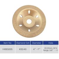 China High Wear Resistant Diamond Grinding Wheel For Stone Material for sale