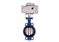 China Small Size BLWA Wafer Center Line Modulating Electric Butterfly Valve for sale