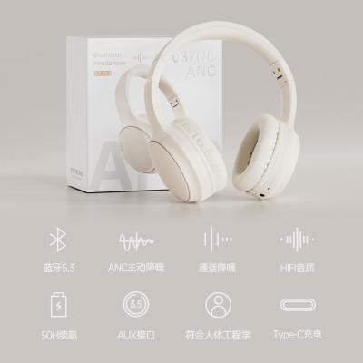 China Active Noise Cancelling Bluetooth Headphones Over Ear ANC Wireless Earphone Customizable for sale