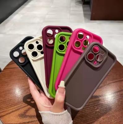 China Stain Resistant Silicone Phone Case Compatible iPhone 16 Pro Max Samsung Xiaomi Oppo Huawei for sale