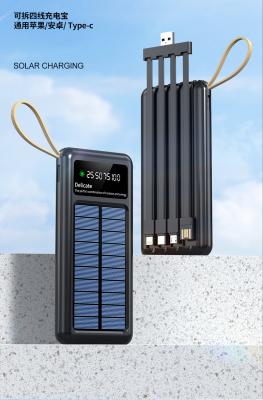 China IP68 Waterproof 20000mAh Solar Power Bank 5V 3A Fast Charging Lithium Ion Portable Charger for sale