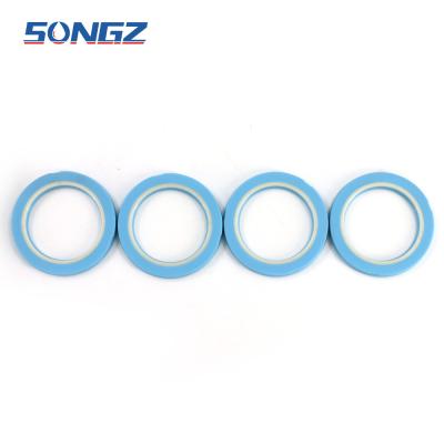 China RBB HBY 80 Temperature Wear Import PU Sky Blue Buffer Ring Oil Seal for sale