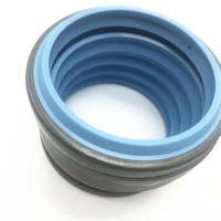 China TecThane Dustproof Wiper Ring Seal Metal PU DKB 60 74  8 11 for sale