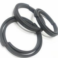 China High Temperature Hydraulic Piston Pump Seal 90x 9.5 Black Carbon Fiber for sale