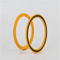 China Excavator Hydraulic Piston Rod Main Oil Seal Yellow for sale