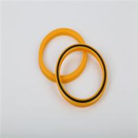 China Excavator Hydraulic Piston Rod Main Oil Seal Yellow for sale