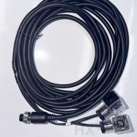 China Support Custom Wiring Harness for Farm Machinery, M12 1-to-2 Splitter Cable for DIN Standard Actuators. for sale