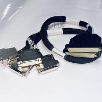 China 4-Way Split Wiring Harness with Rectangular Connectors, High Density Terminal to SCSI Rectangular Signal Cable. for sale