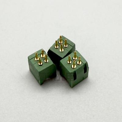 China Jl24-04zjb 4-Core High Temperature Resistant PCB Welding Socket Rectangular Aviation Connector. for sale