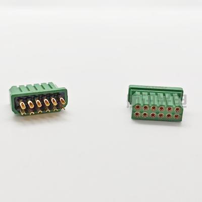 China Jl24-12tkh mili-tary Standard 2.0mm Pitch Straight PCB Socket Aviation Connector. for sale