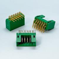 China Jl24-12zjw High-Reliability Gold-Plated Wire Spring Right Angle Socket Connector. for sale