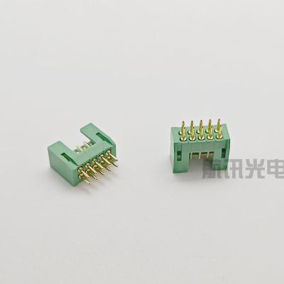 China Jl24-10zjb High-Conductivity Gold-Plated Straight PCB Socket Aviation Connector. for sale