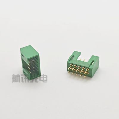 China Jl24-10zjb 10-Pin Straight PCB Socket Rectangular Aviation Connector for Industrial Control Systems. for sale