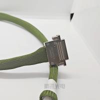 China J30j-51tj L-a-500 Rectangular Connector with 51 Pins Carrying Shielded Shell Male Plug for Aviation and mili-tary Use. for sale