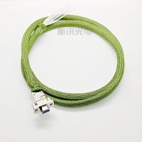 China J30j-9tjl-a Custom Cable Rectangular Connector Plug 9-Pin with Tail Clip Clamp a Shell Aviation. for sale