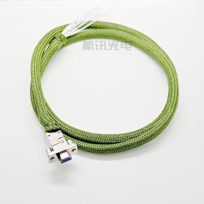 China J30j-9tjl-a Custom Cable Rectangular Connector Plug 9-Pin with Tail Clip Wire Clamp A1 A3 Aviation. for sale