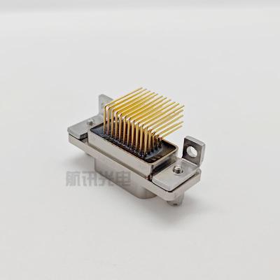 China Hj30j-55zkw High-Speed Rectangular Connector Differential Line Bent Pin 55 Pin Aviation mili-tary. for sale