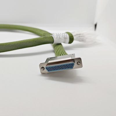 China J30j-51tj L-a-500 Rectangular Connector 51 Pin Shielded Shell Aviation Plug. for sale