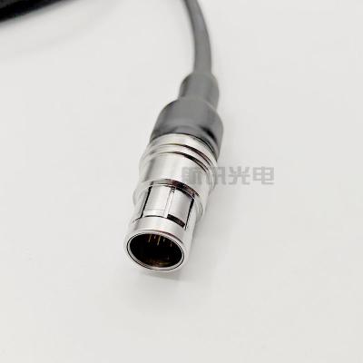 China Circular Connector Ymt16t12z1d10 Male Plug, Connected to RJ45 Aviation Network Cable Crystal Head 12 Pin. for sale