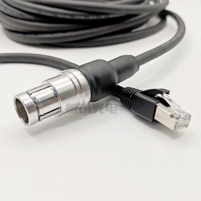 China Customized Circular Connector Ymt16t12z1d10, Connected to RJ45 Aviation mili-tary Network Cable Crystal Head 12 Pin. for sale