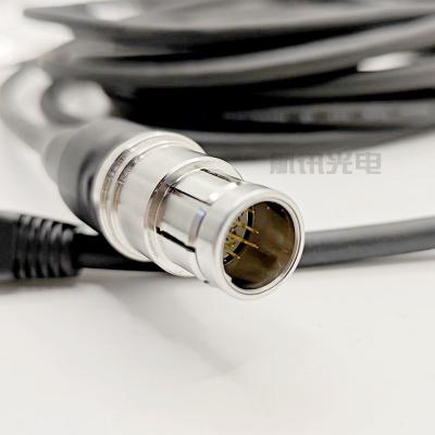 China Circular Connector Ymt16t12z1d10, Connected to RJ45 Aviation Network Cable Crystal Head 12 Pin. for sale