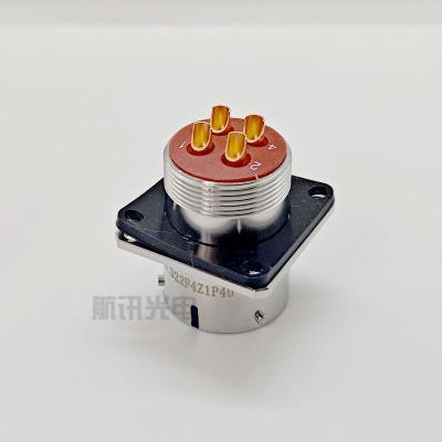China Xcd Series Circular Connector Xcd22f4z1p40/T4K1p40 High Current 4-Core Socket for Aviation for sale