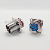 China Circular Connector Y17-1204zj10 Male and Female Plug Socket 4-Core Factory Direct mili-tary. for sale