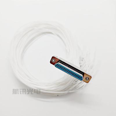China J30j-37tjl 37-Pin Rectangular Connector Male and Female Plug Sockets with Wires for sale