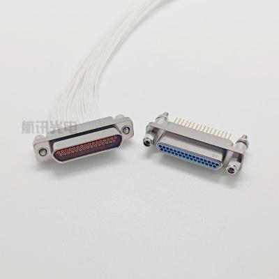 China J30j-31zkp 31-Pin Rectangular Connector Male and Female Plug Sockets with Wires for sale