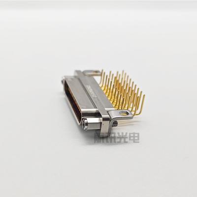 China Rectangular Connector J30j-37zkw-J Curved Pin, J30j-37-Zkn-J Straight Pin, 37 Cores for sale