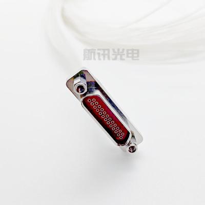 China J30j-25zkp 25-Pin Rectangular Connector Male and Female Plug Sockets with Cable. for sale