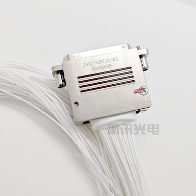 China J30j-66tjl-A1 Rectangular Connector with Tail Clip 66 Core Plug for mili-tary Use. for sale