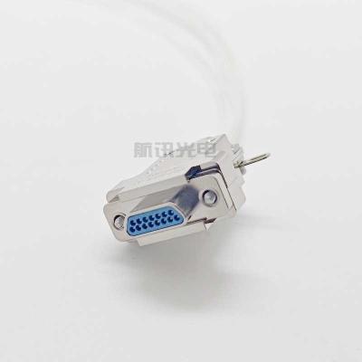 China J30j-15tjl-A3 Tail Clip Rectangular Connector, 15 Pin, Crimp and Wire Plug. for sale