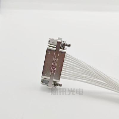 China J30j-25zkp 25 Pin Rectangular Connector with Wire Female Socket mili-tary. for sale