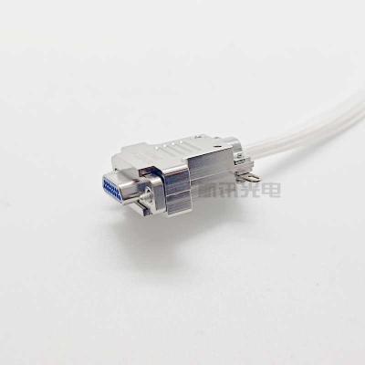 China J30j Rectangular Connector J30j-15tjl-A3 Crimping with Wire 15 Core and Tail Clip Aviation. for sale