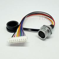 China Gx16 Panel Mount Aviation Socket with Dust Cap to Xh2.54 Cable. for sale