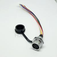 China Gx16 Panel Mount Aviation Socket with Dust Cap to Xh2.54 Cable. for sale