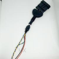 China 6-Core Vehicle Waterproof Plug Transition Harness with Bend-Resistant Corrugated Tube. for sale