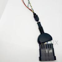 China 6-Core Vehicle Waterproof Plug Transition Harness with Bend-Resistant Corrugated Tube. for sale