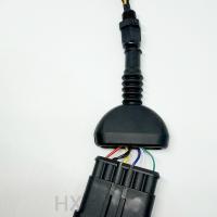 China 6-Core Vehicle Waterproof Plug Transition Harness with Bend-Resistant Corrugated Tube. for sale