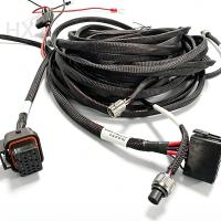 China Construction Machinery Multi-Plug Braided Harness, Integrated Fuse Holder & Ground Terminal Waterproof Assembly. for sale
