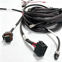 China Construction Machinery Multi-Plug Braided Harness, Integrated Fuse Holder & Ground Terminal Waterproof Assembly. for sale