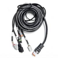 China Multi-Branch Waterproof Harness with Cable Marking, Multi-Size Sealed Plugs & Abrasion-Resistant Braided Sleeve. for sale