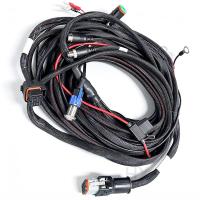 China Construction Machinery Multi-Circuit Power & Signal Harness, Pre-Assembled Cable with Full Braided Sleeve & Mixed Sealed Connectors. for sale