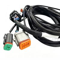 China Multi-Branch Waterproof Harness with Panel Mount Circular Connector for Multi-Channel Power & Signal. for sale