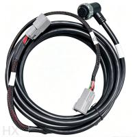 China Short Main Control Transition Harness, Angled Circular Connector with Grey Multi-Core Plastic Plugs. for sale