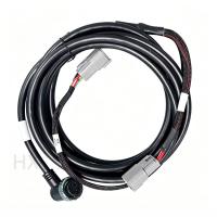 China Short Main Control Transition Harness, Angled Circular Connector with Grey Multi-Core Plastic Plugs. for sale