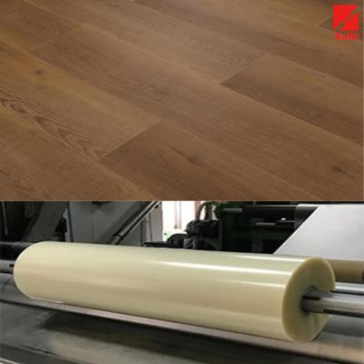 China Abrasion Resistance 6mil 12mil Transparent Pure PVC Wear Layer Suppliers For SPC Floor Protection for sale